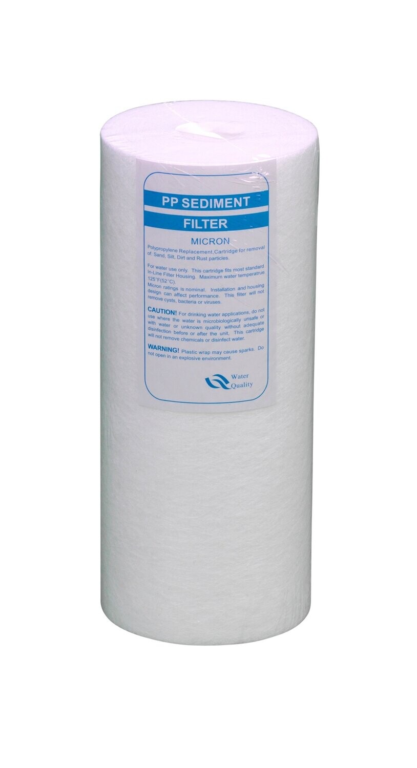 25 cm PP 20 micron filter cartridge for water purification systems ...